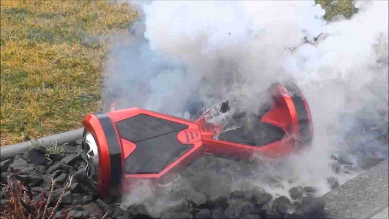Hoverboard Fire Explosion! CRAZY | KIVIAC