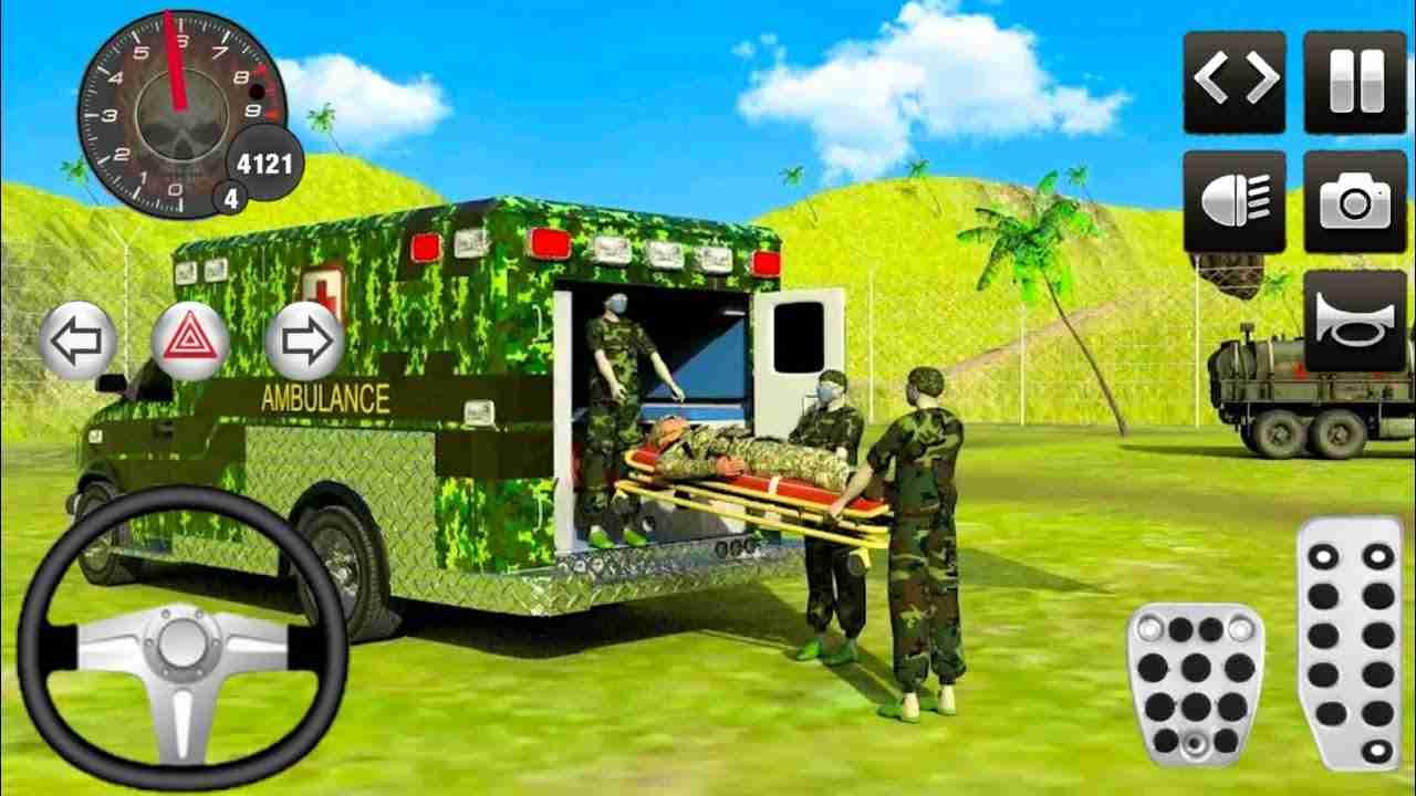 Us Army Ambulance Driving : Rescue Driver Simulator | Army Ambulance ...