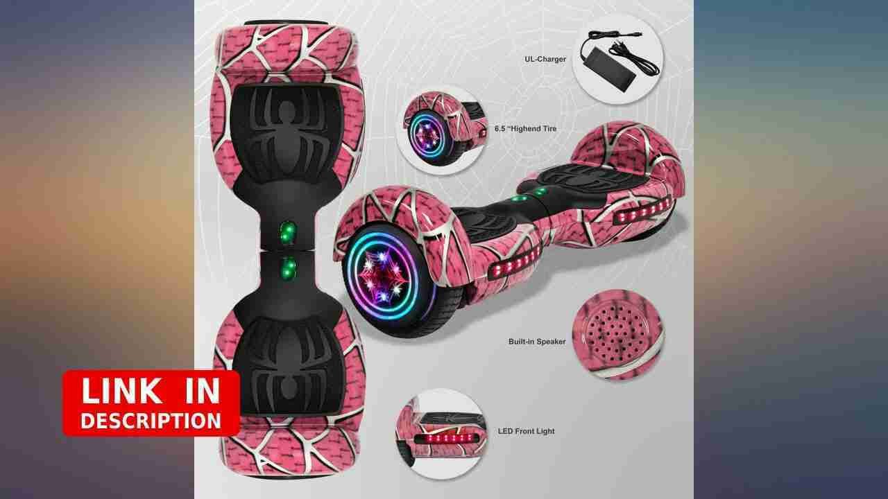 Hoverboard for Kids Adult Spider Self Balancing Hoverboard with LED ...