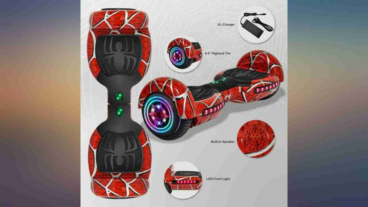 Hoverboard for Kids Adult Spider Self Balancing Hoverboard with LED ...