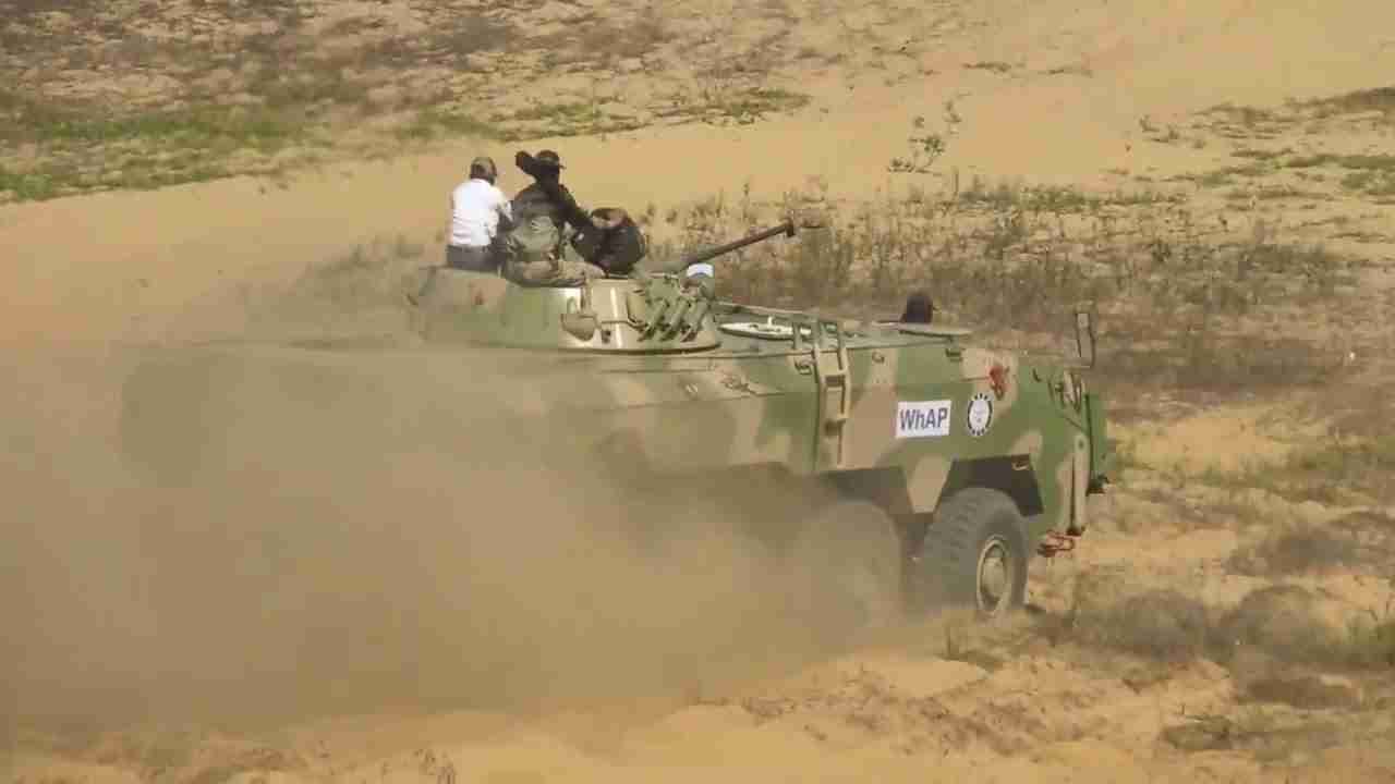 Indian Army's TATA Kestrel 8x8 Wheeled Armored Amphibious Platform ...