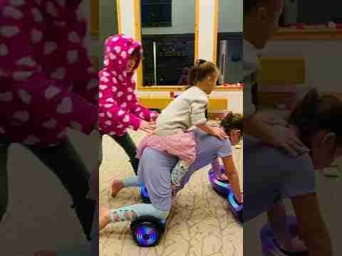 AMAZING SISTERS PLAYING HORSEY RIDE HOVERBOARD || PINAY LIFE USA | KIVIAC