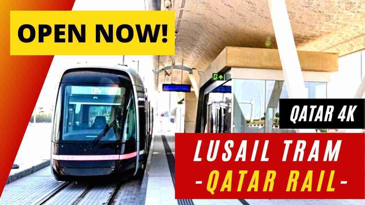 Walking around in LUSAIL CITY by LUSAIL TRAM | LEGTAIFIYA TRAM | QATAR ...