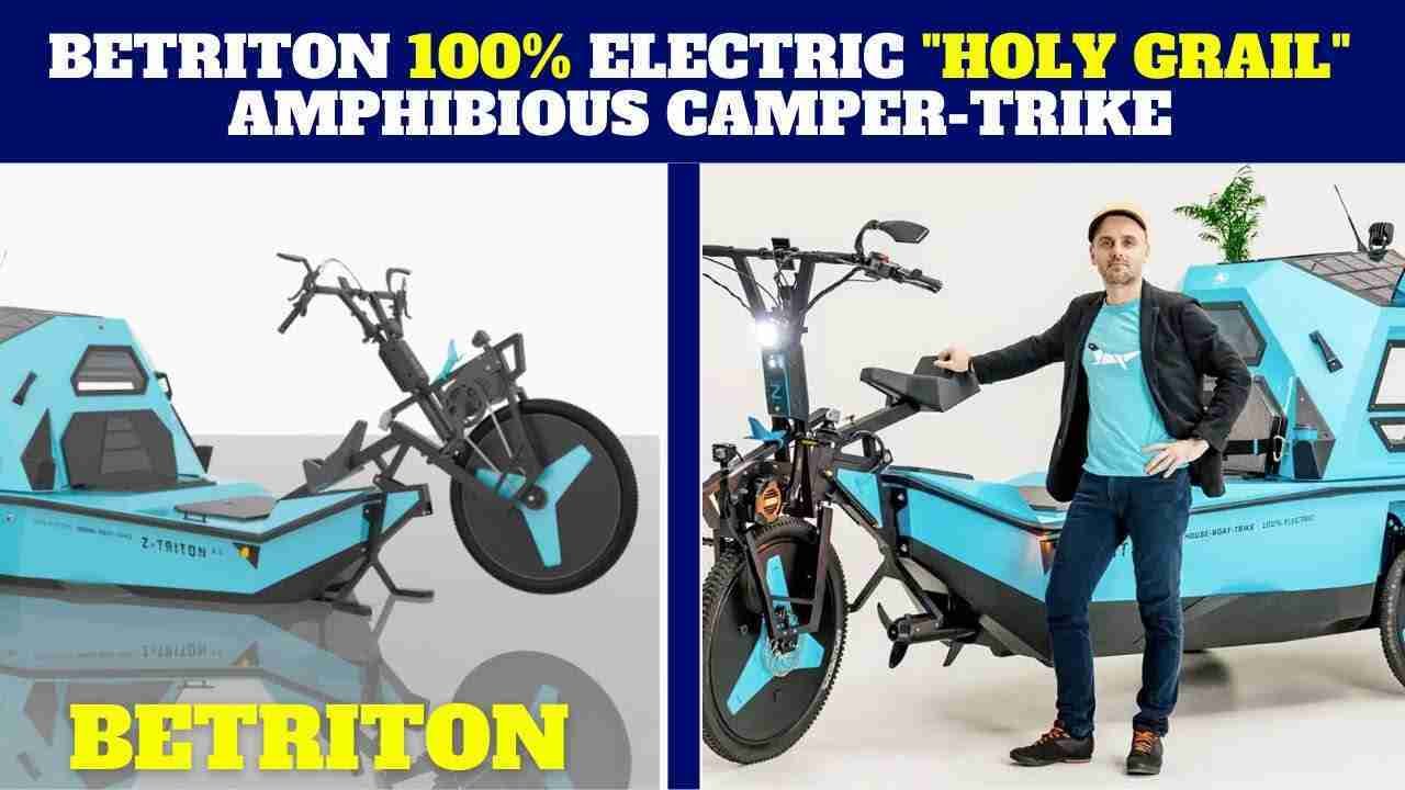 2023 BeTRITON Z-TRITON 100% electric "holy grail" Amphibious Camper ...