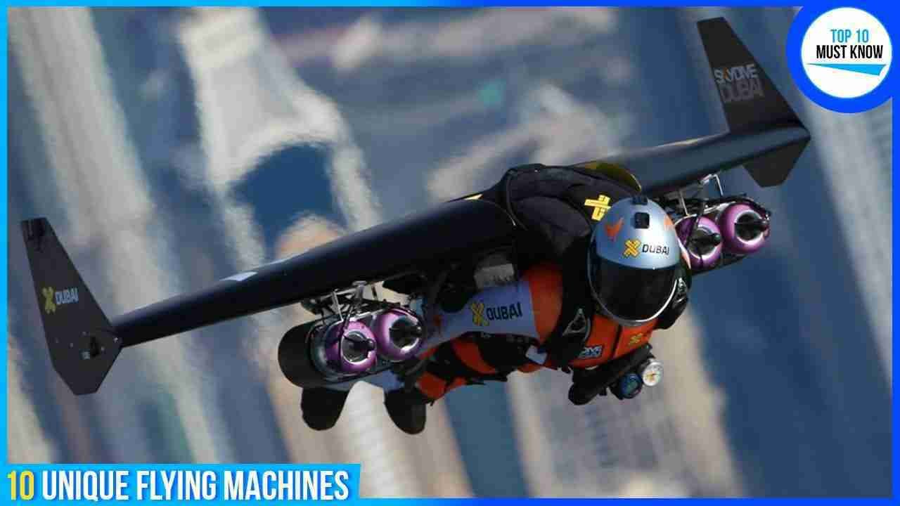 10 Unique Flying Machines You Must See | KIVIAC