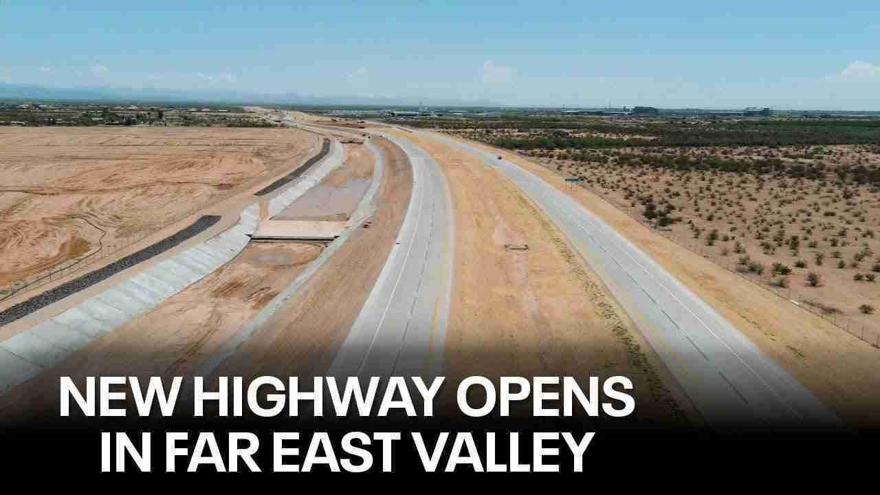 State Route 24: New highway extension now complete in Far East Valley ...
